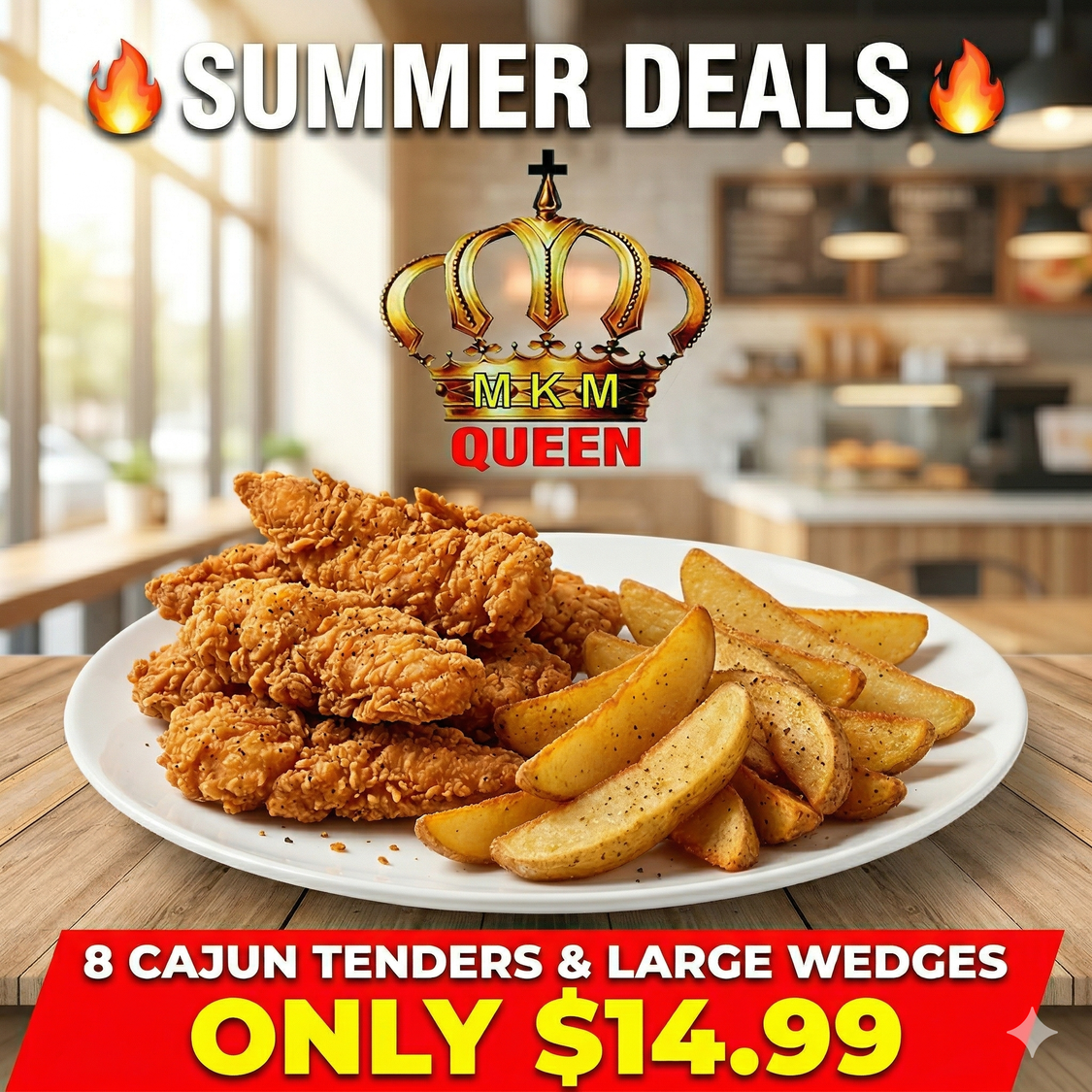 Queen Pizza & Krispy Krunchy Chicken